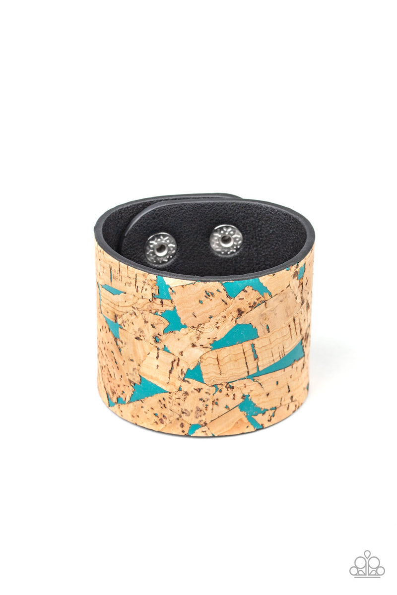 Cork Congo Bracelet - Blue – Uniquely U by Ralicia